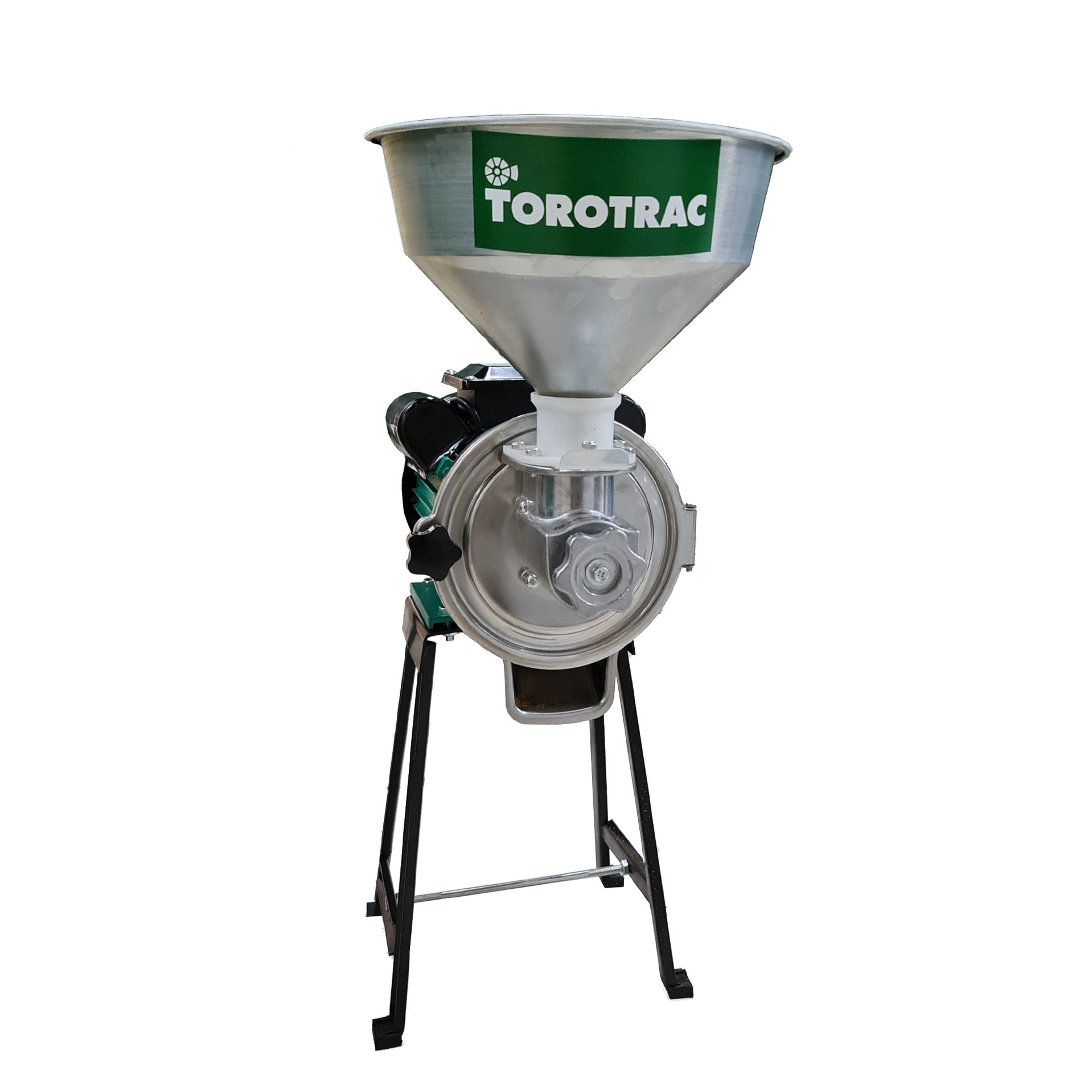 Molino eléctrico de acero para maíz, ideal para pequeños productores y gastronomía. Ahorra ...